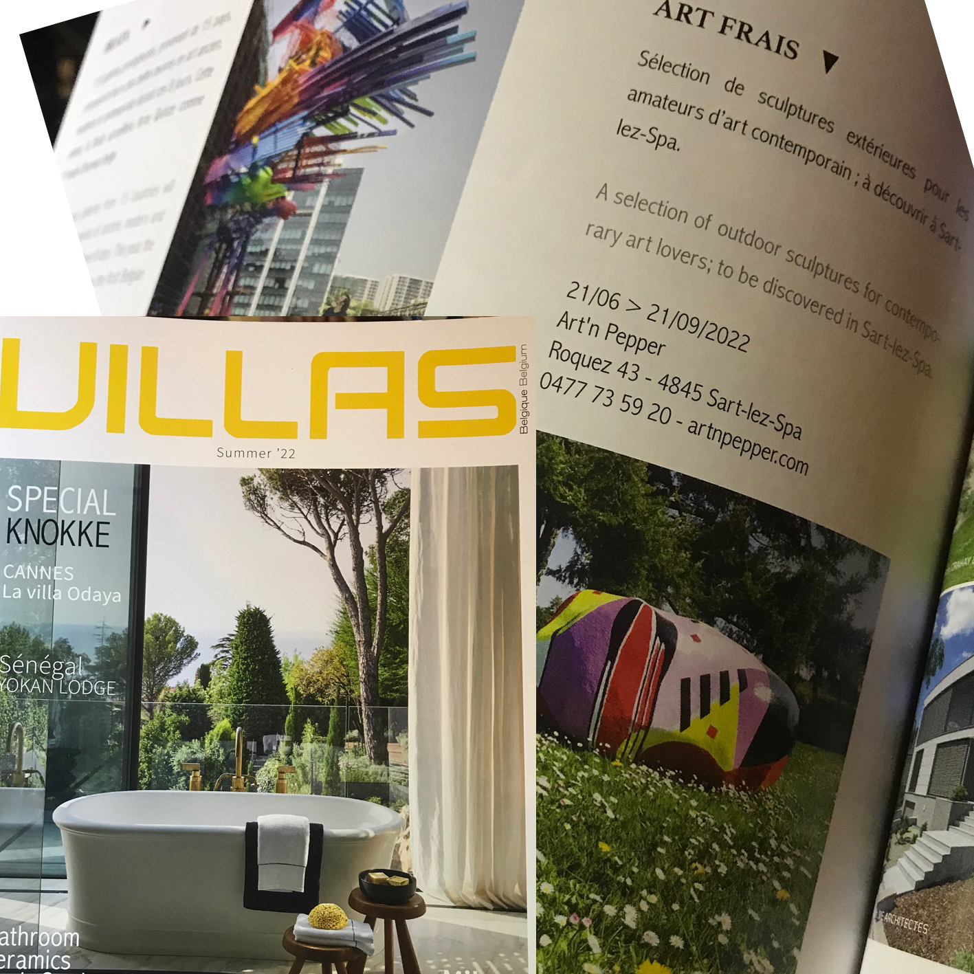Juin 2022 Villas Magazine - Art'N Pepper